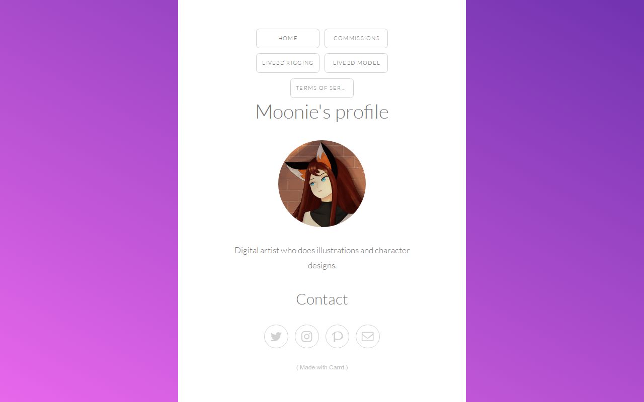 Moonie's profile